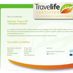 Matoke Tours Travelife gecertificeerd